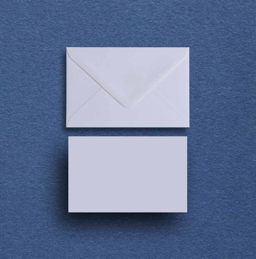 Mini Off-White Cards and Envelopes – Pemberly Fox