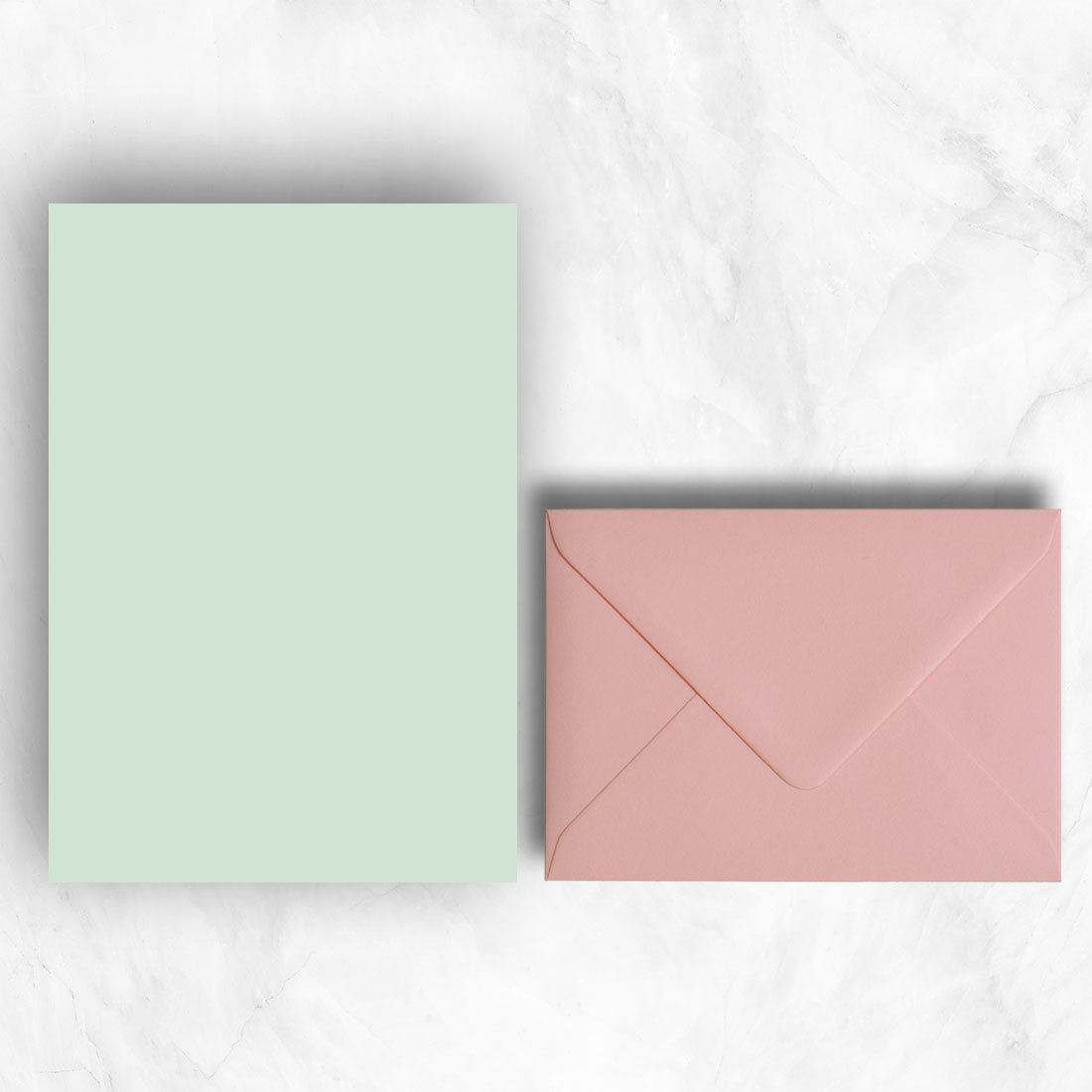 Powder Green A5 Writing Paper and Candy Pink Envelopes – Pemberly Fox