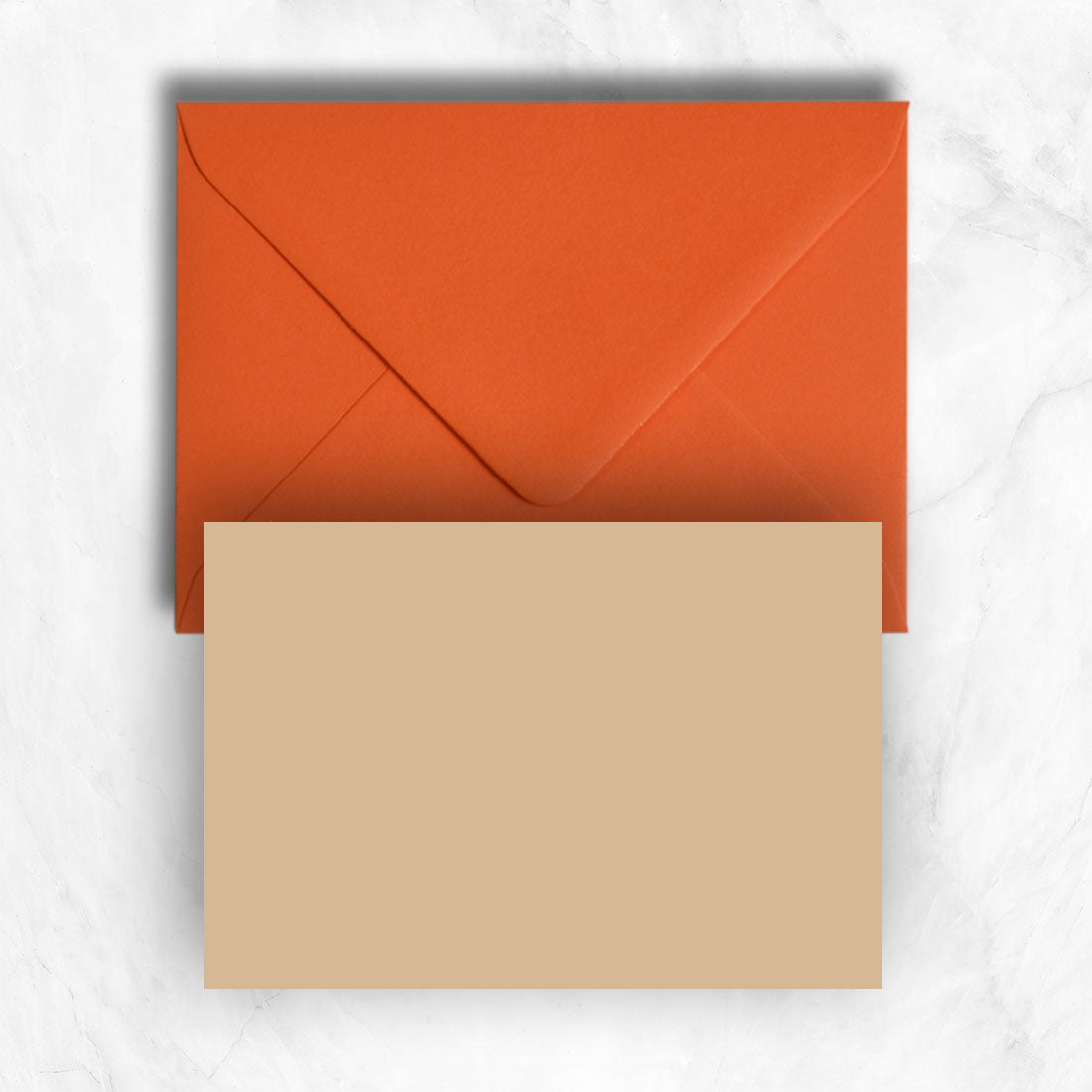 Stone A6 Blank Cards and Orange Envelopes – Pemberly Fox