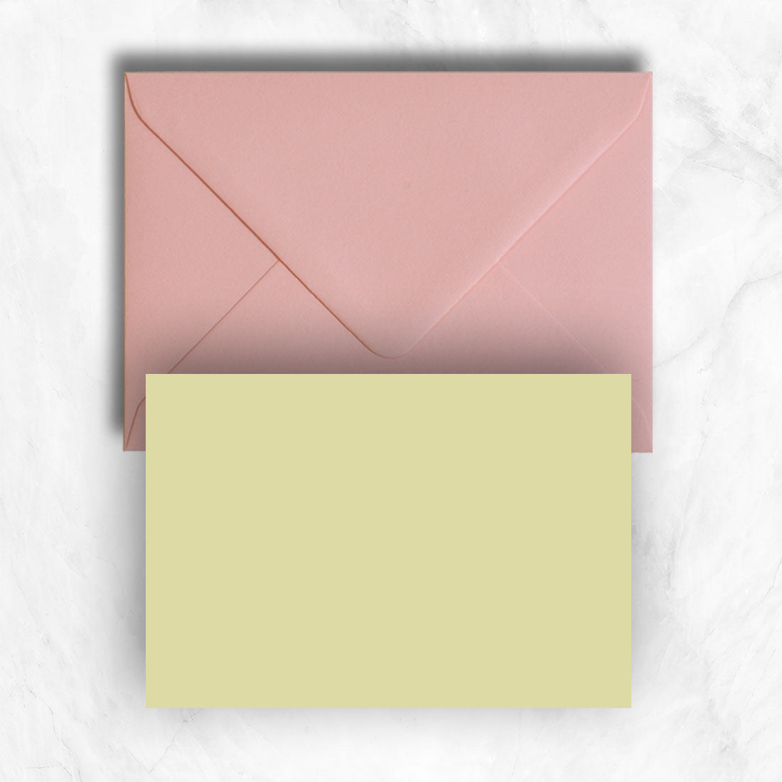 Yellow A6 Blank Cards and Candy Pink Envelopes – Pemberly Fox