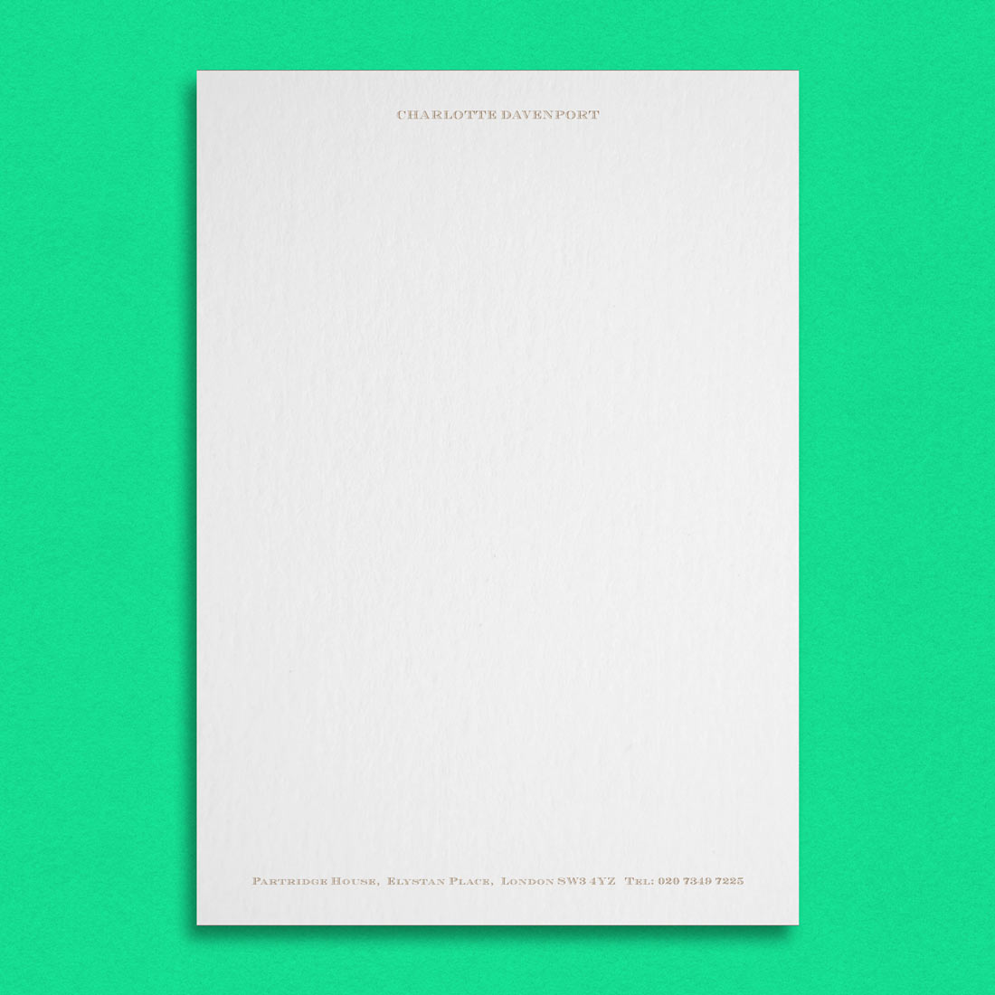 Chamberlain Writing Paper A5 – Pemberly Fox