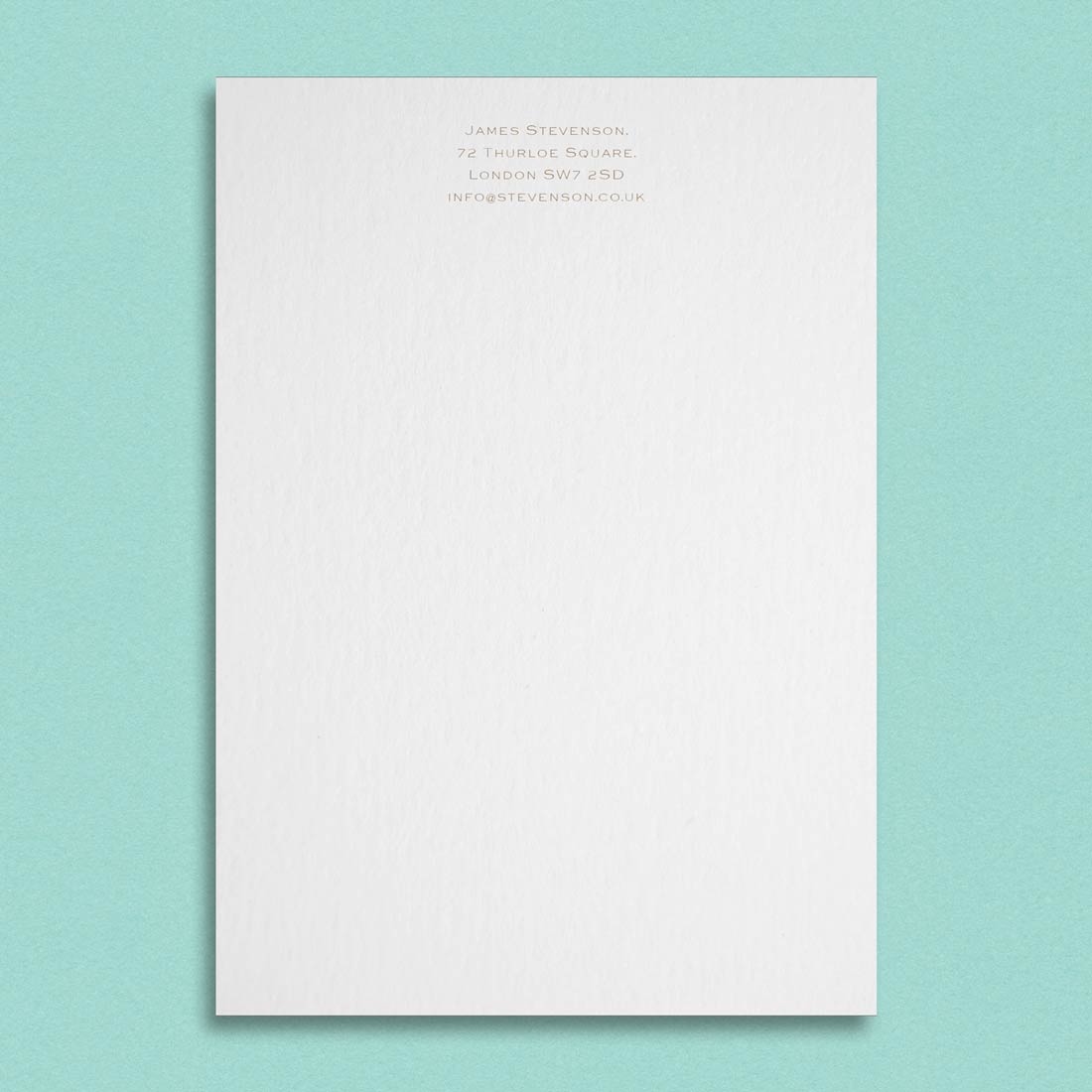 Harrington Embossed Writing Paper A5 – Pemberly Fox