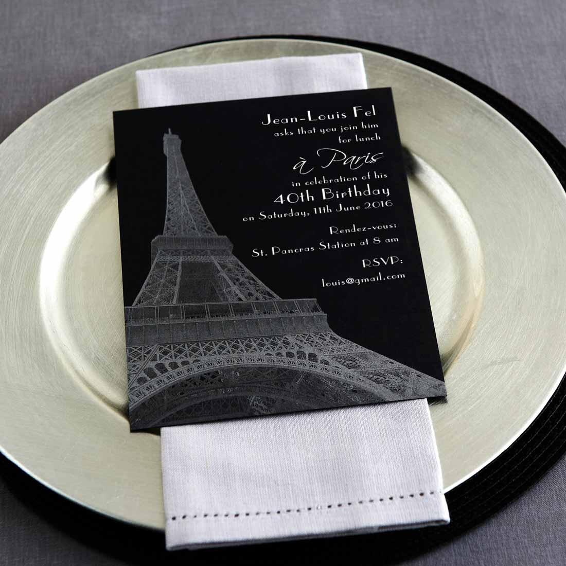 Paris Party Invitations – Pemberly Fox