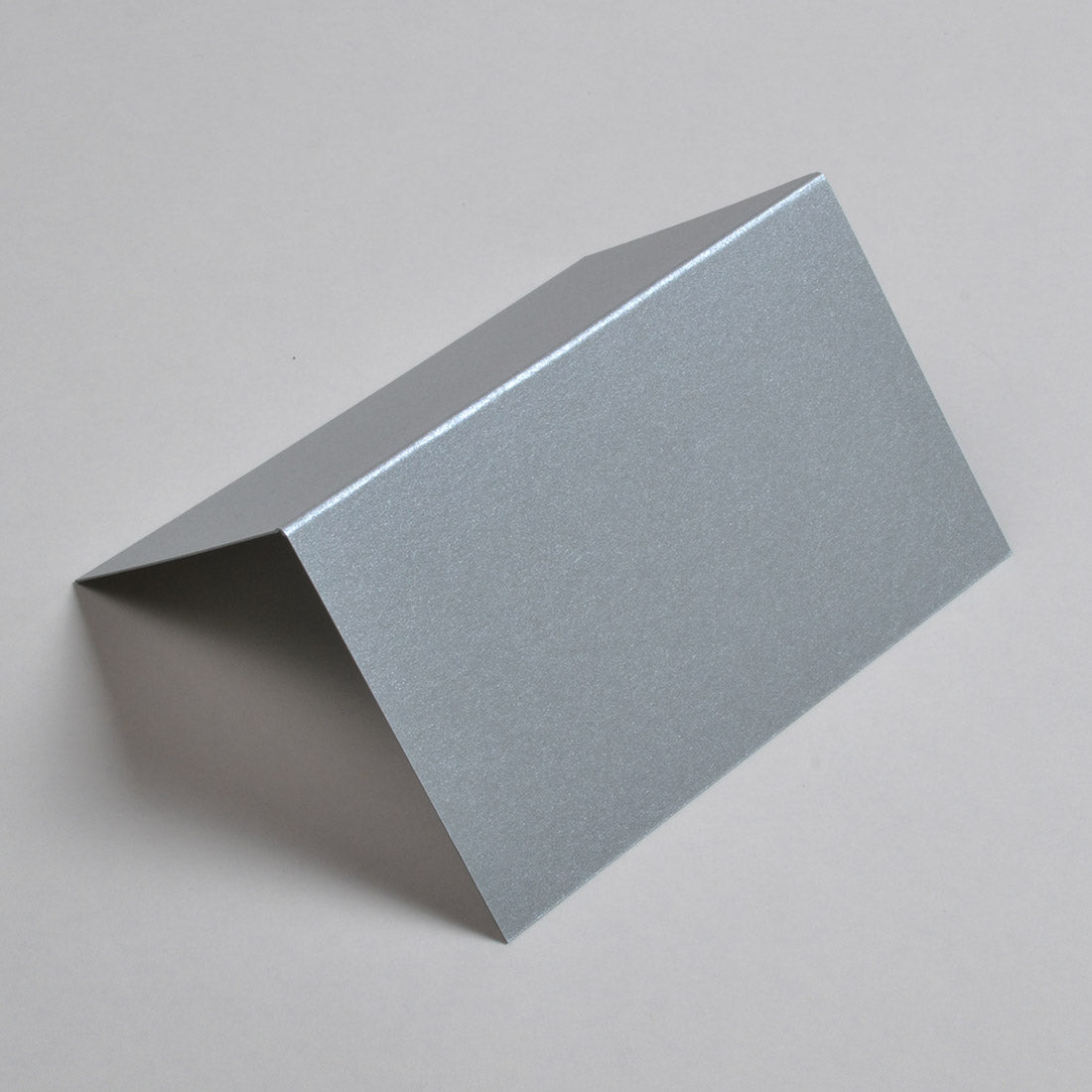 Silver Folded Place Cards – Pemberly Fox
