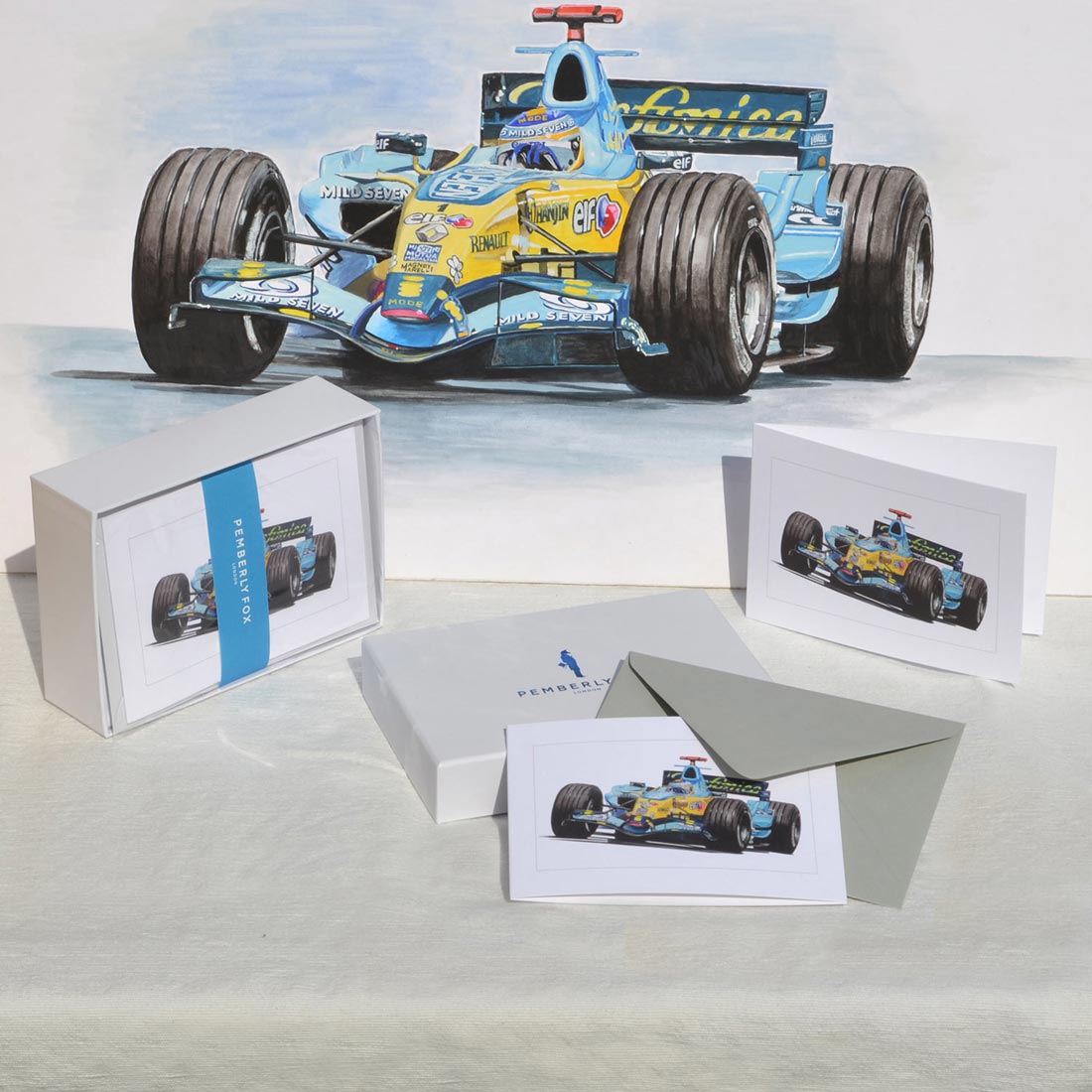 Fernando Alonso F1 Greeting Cards – Pemberly Fox
