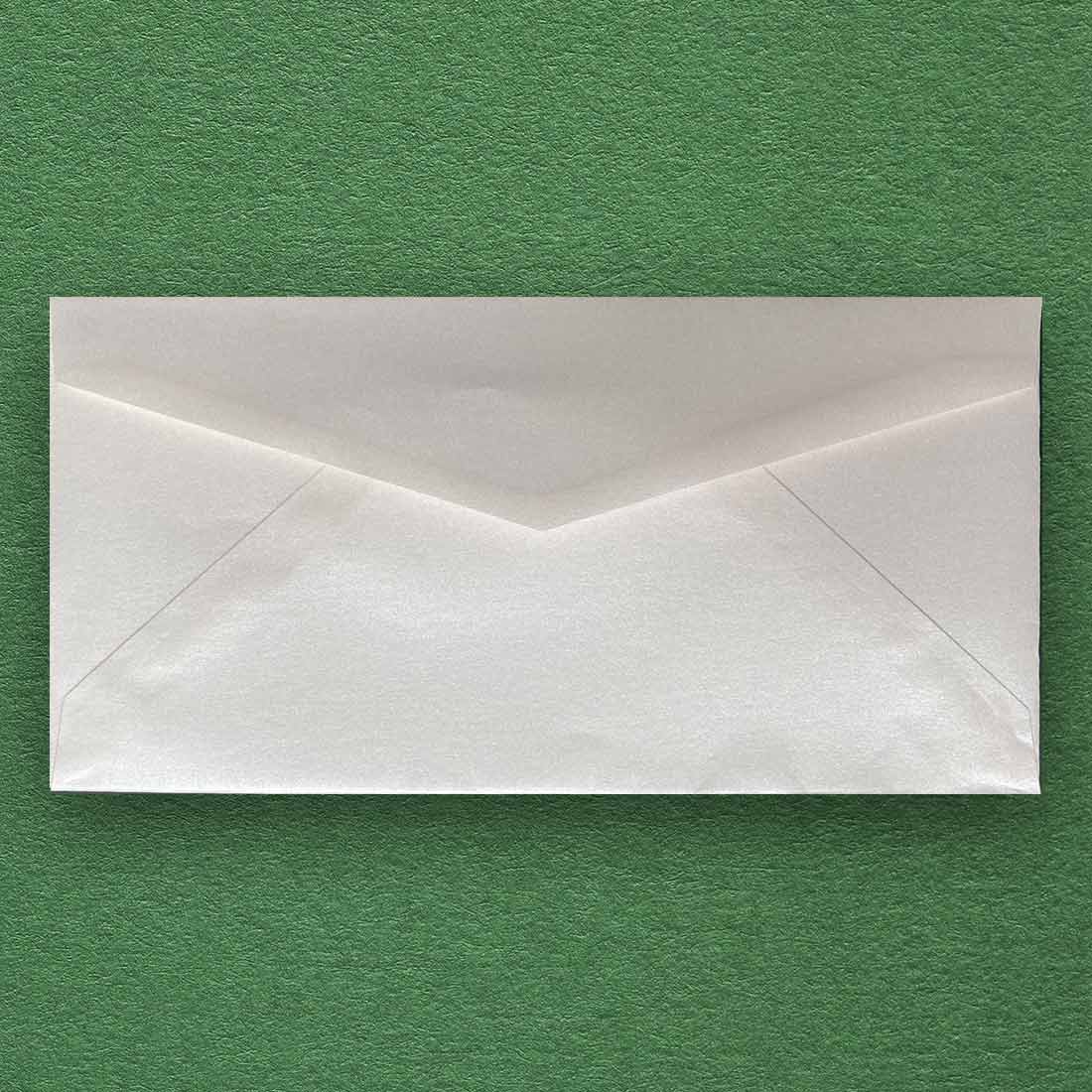 Pearlescent White DL Envelopes – Pemberly Fox